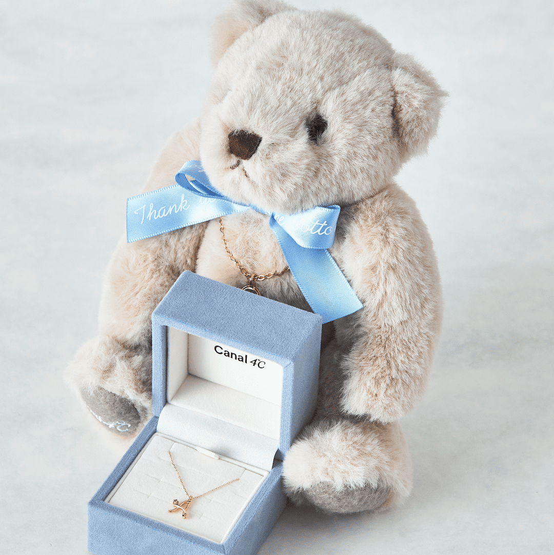 Canal 4℃オリジナルベア&イニシャルネックレスセット | Canal4℃（カナルヨンドシー）のプレゼント・ギフト通販 | TANP（タンプ）